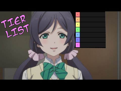 Ranking Love Live Characters - YouTube