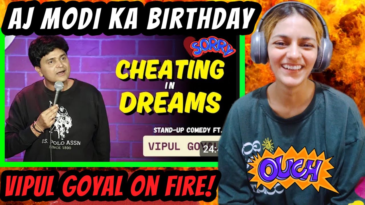 Vipul Goyal Vulgur Hota Ja Raha He 🫣 Stand Up Comedy Reaction by Pakistani Girl # ...