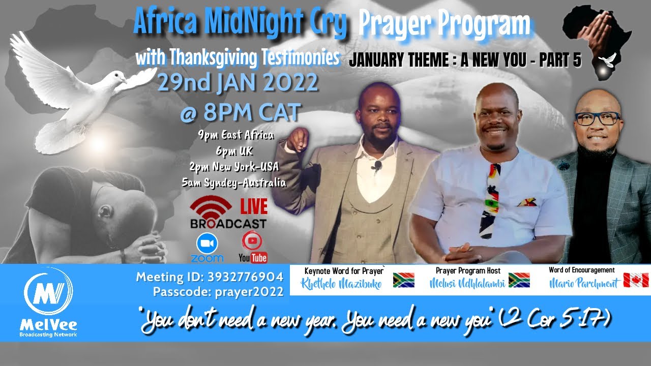 Africa Midnight Cry Prayer Program - 29 January 2022 - YouTube