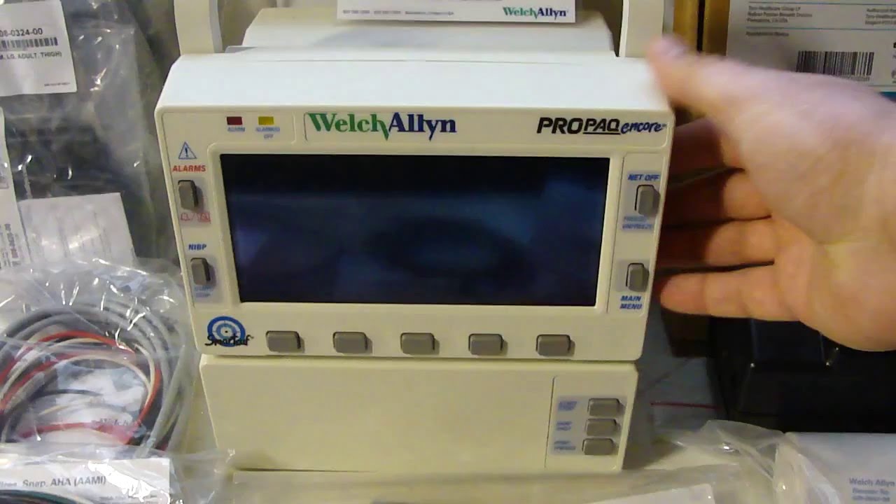 Welch Allyn / Propaq Encore 206 EL Opt 223 Vital Signs Patient Monitor ...
