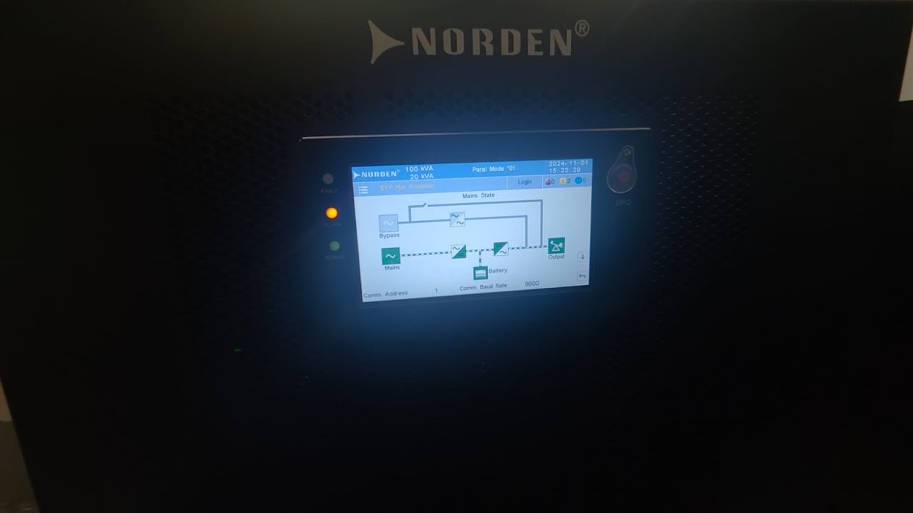 NORDEN Modular UPS with 20kW power modules 100kW #powerbackup # ...