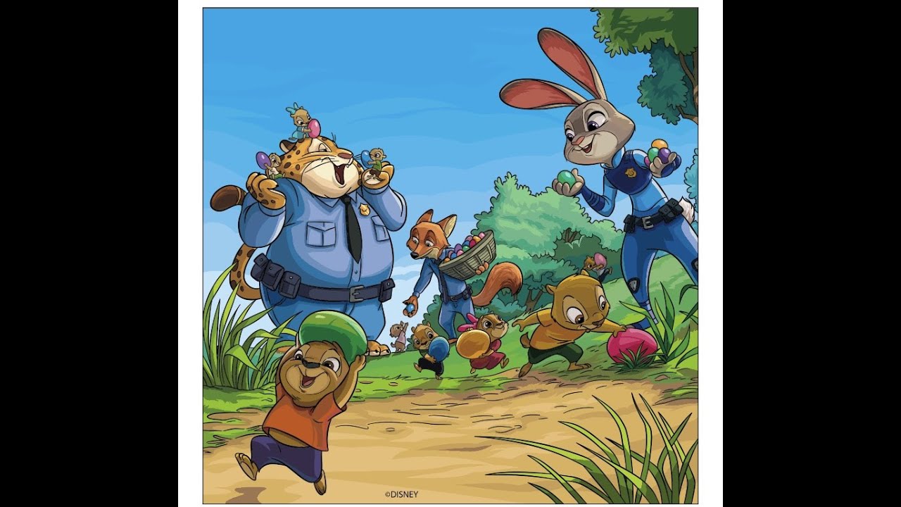 Happy Colour by Number App | Disney | Zootopia | Colouring - YouTube