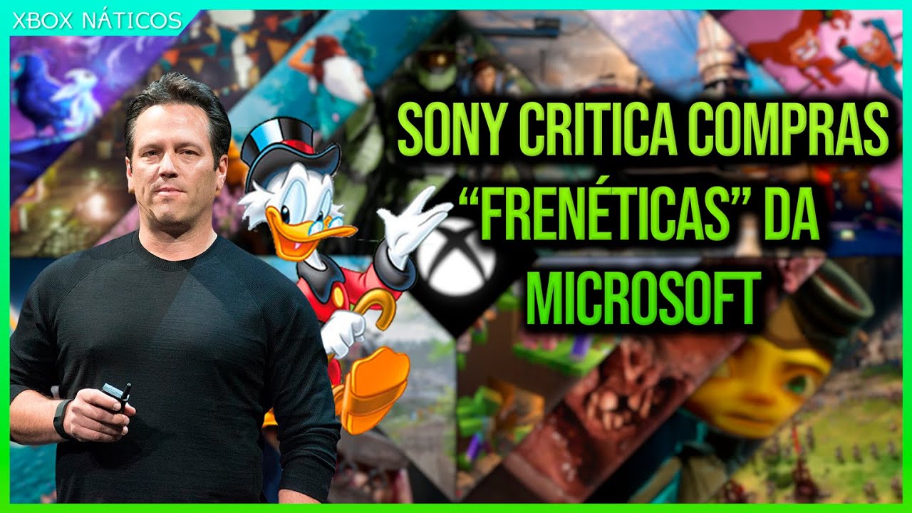 Sony critica a divisão Xbox por compras frenéticas - YouTube