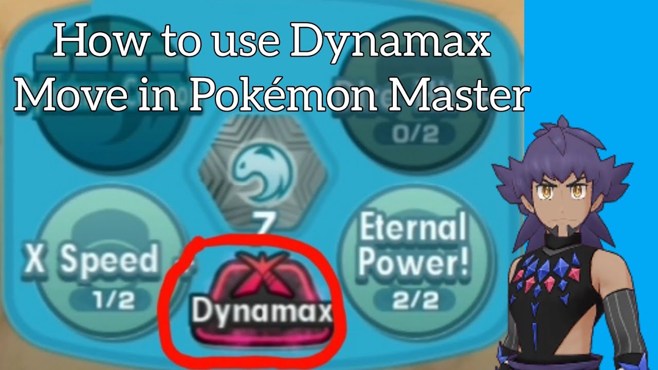 How to use Dynamax move in Pokémon Master | THE ZESTFUL GAMER - YouTube