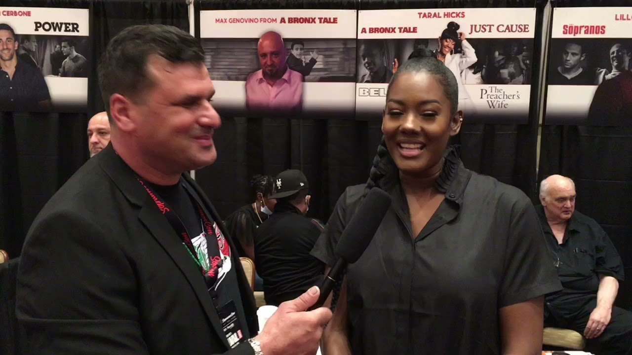 The Wiseguyz Interview A Bronx Tale Actress Taral Hicks at MobMovieCon ...