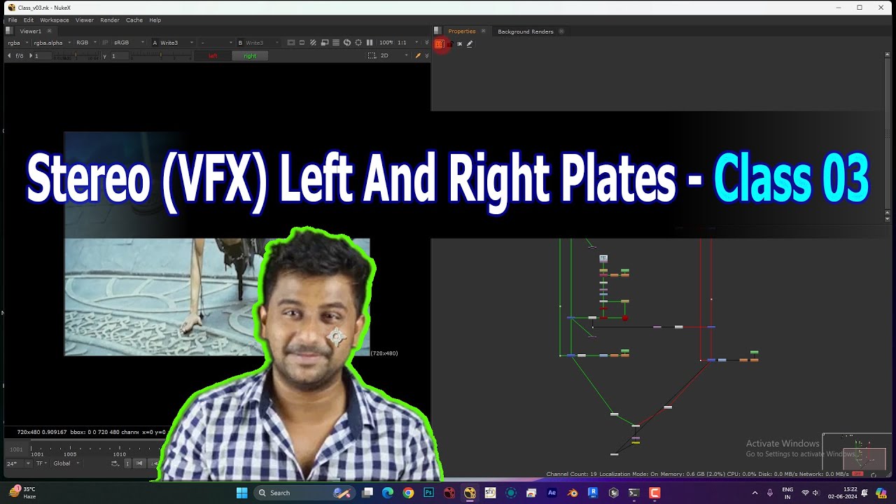 Stereo (VFX) Left And Right Plates & Double Plate -Class 03 # ...