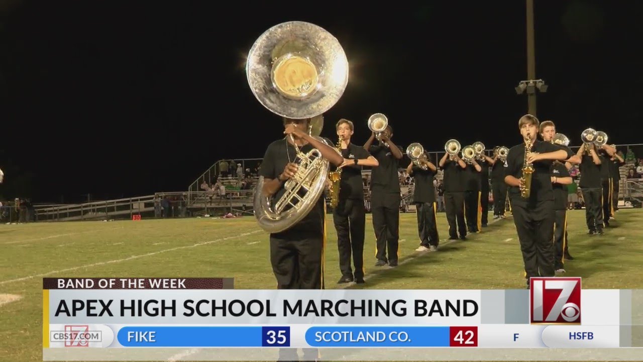 Blitz Week 12: Band of the Week - Apex High School Marching Band - YouTube