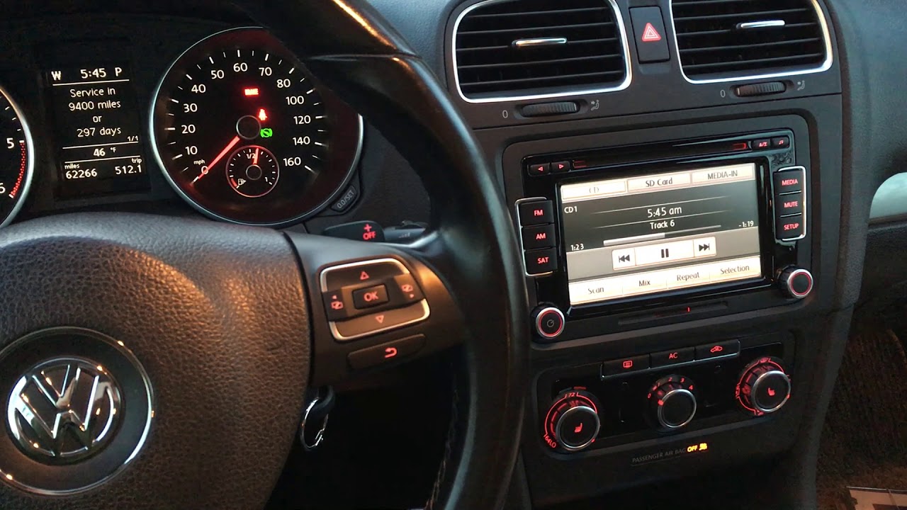 Dynaudio stereo VW Golf - YouTube