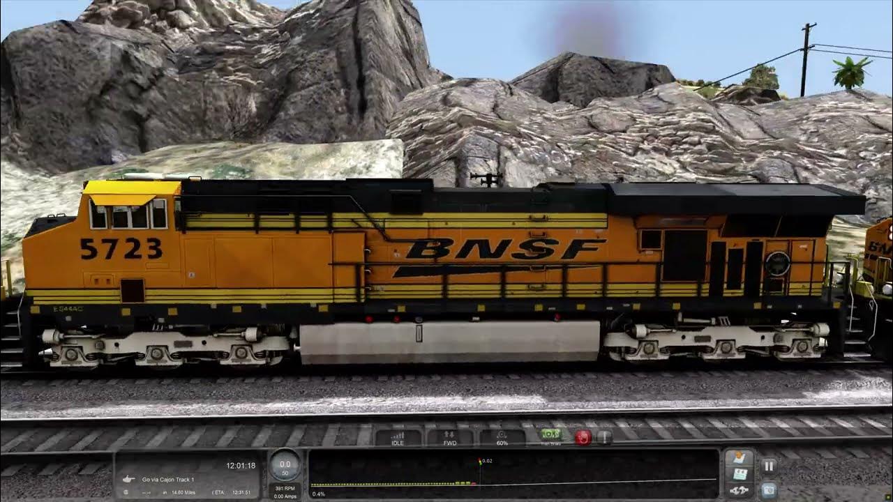 Train Simulator 2021 - [GE ES44AC] - BNSF 5723 to San Bernardino - Part 3 - 4K UHD - YouTube
