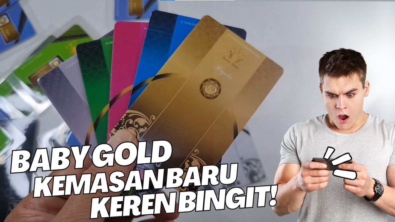 Logam Mulia Emas Baby Gold 0.001 gram Kemasan Baru yang keren dan ...