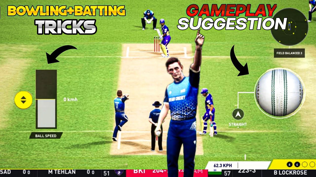 Dream cricket 24 Bowling tricks and Batting tricks||how to upgrade your ...