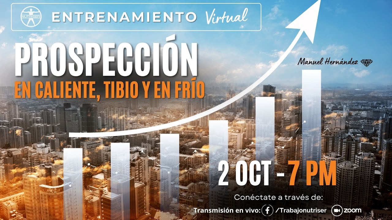 PROSPECCIÓN EN CALIENTE, TIBIO Y EN FRIO - @ManuelHernandezNutriser - YouTube