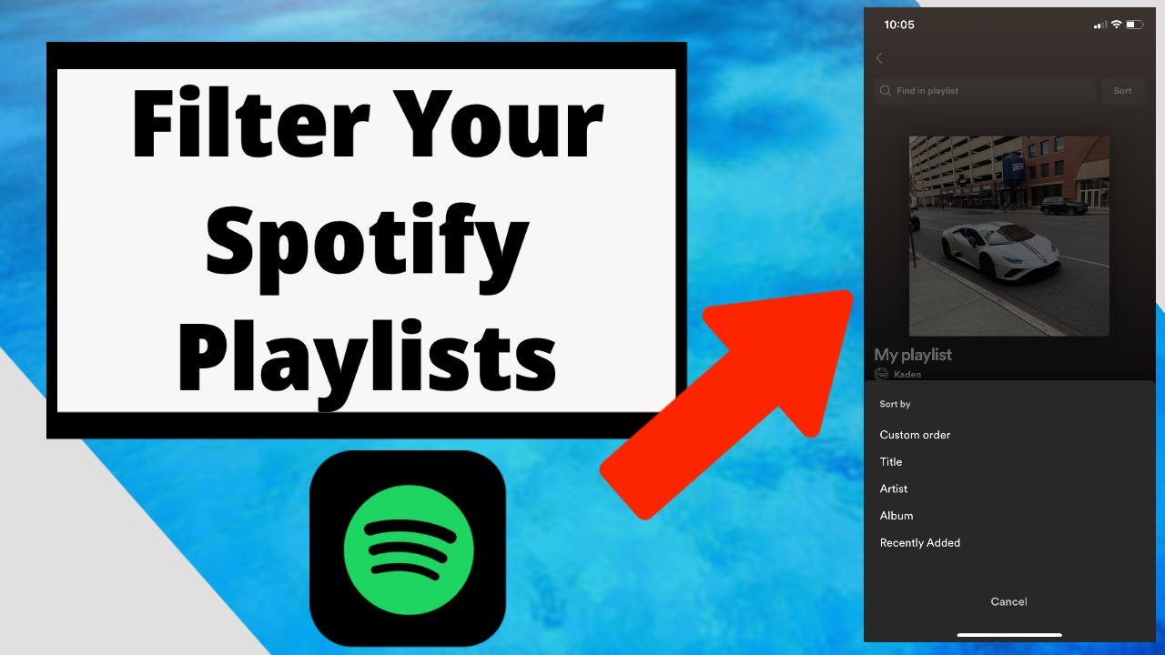How to Filter Playlists on Spotify - YouTube