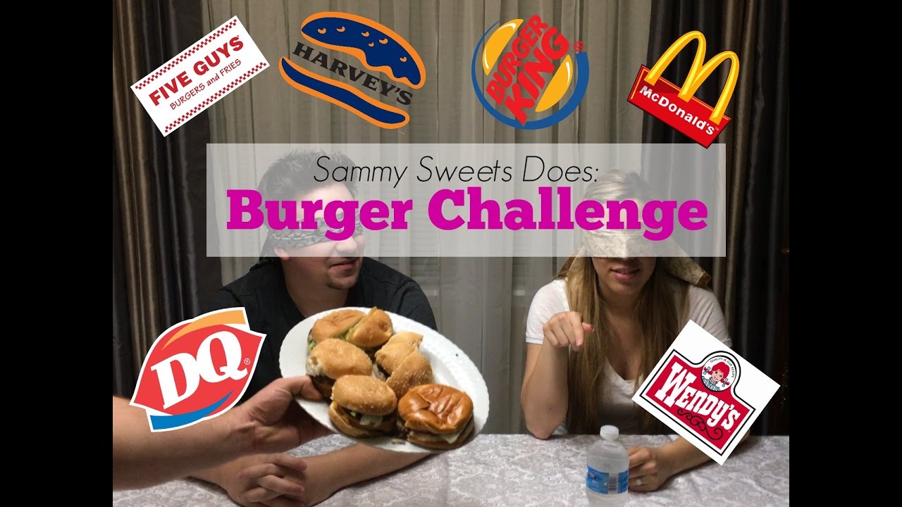 Sammy Sweets Does: Burger Challenge - YouTube
