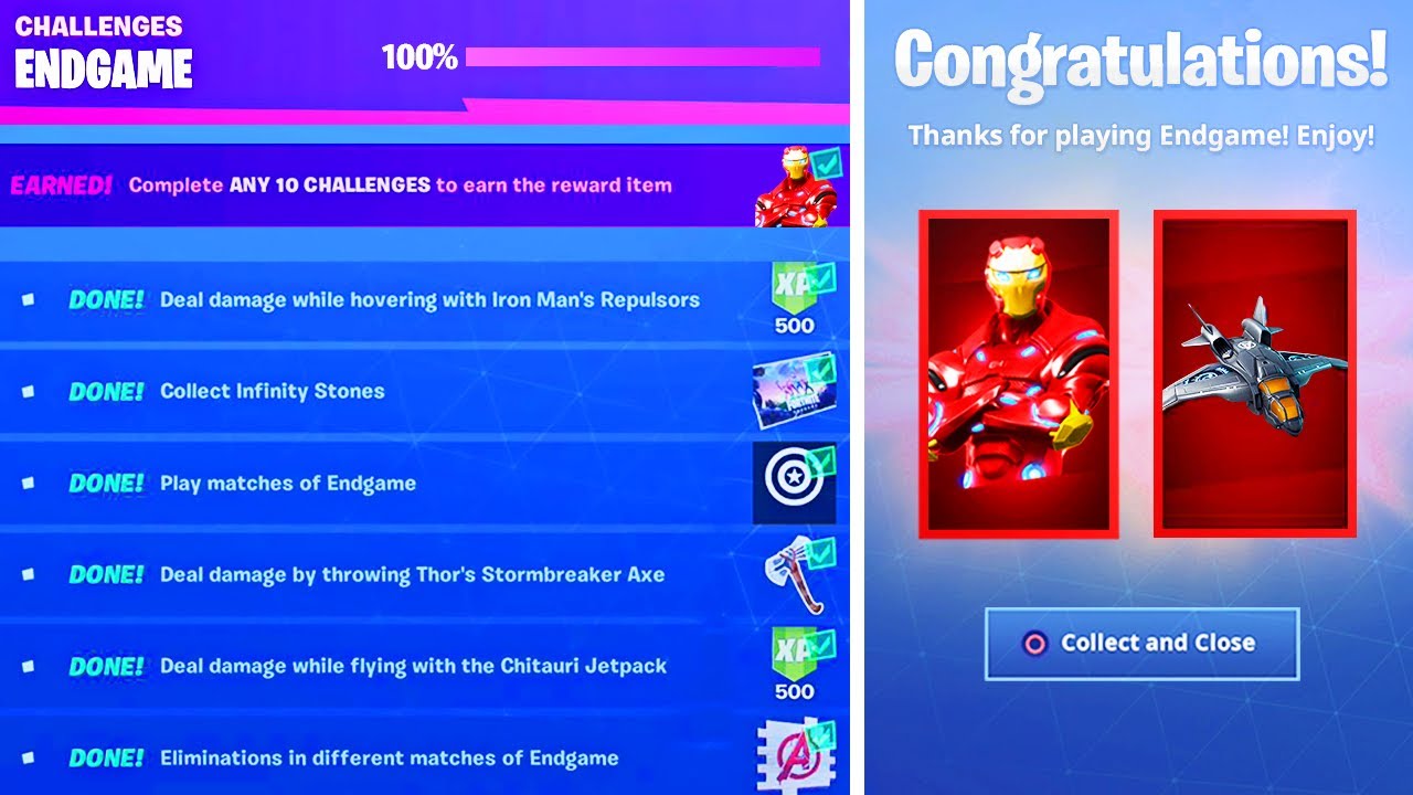 Finish The AVENGERS ENDGAME Challenges then THIS Happens! - YouTube