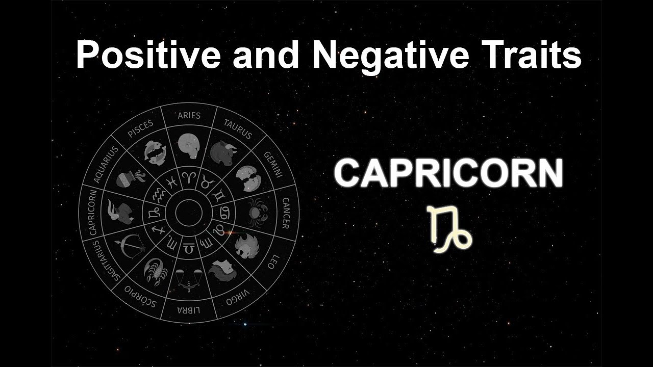 Positive and Negative Traits of Capricorn - YouTube