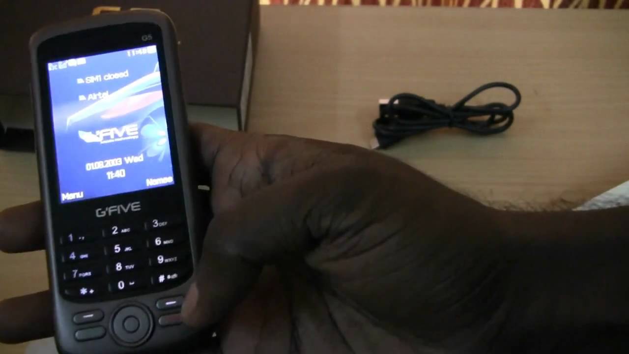 Review G'Five G5 Projector Phone - YouTube