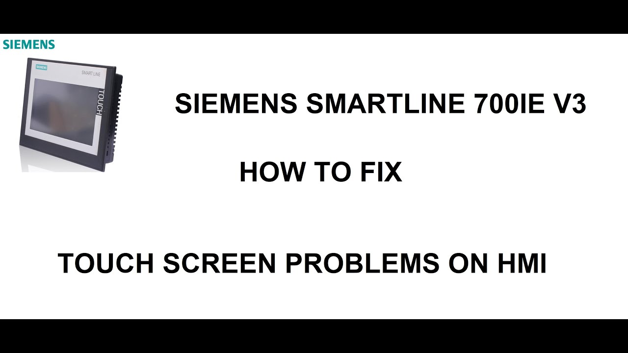 SIEMENS SMARTLINE 700 IE V3 TOUCHSCREEN REPAIR - YouTube