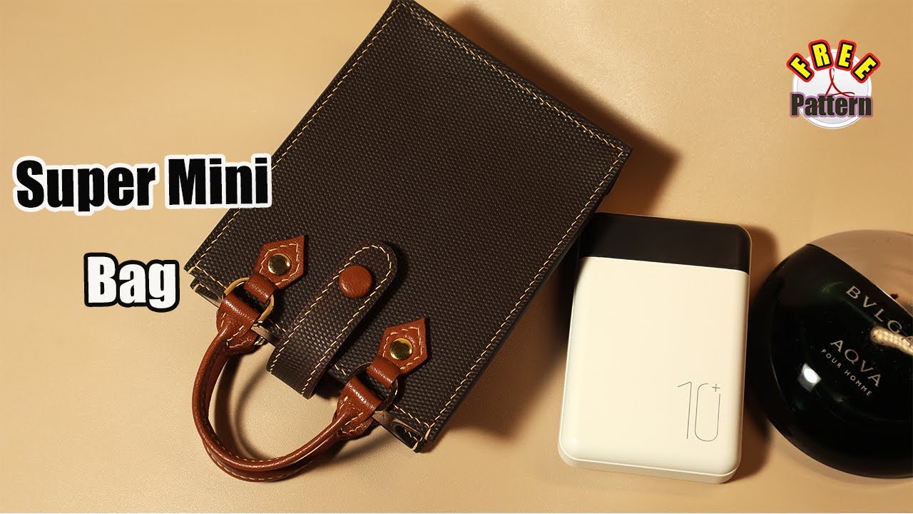 [leather craft] making super mini handbag ( 2021 ) - YouTube