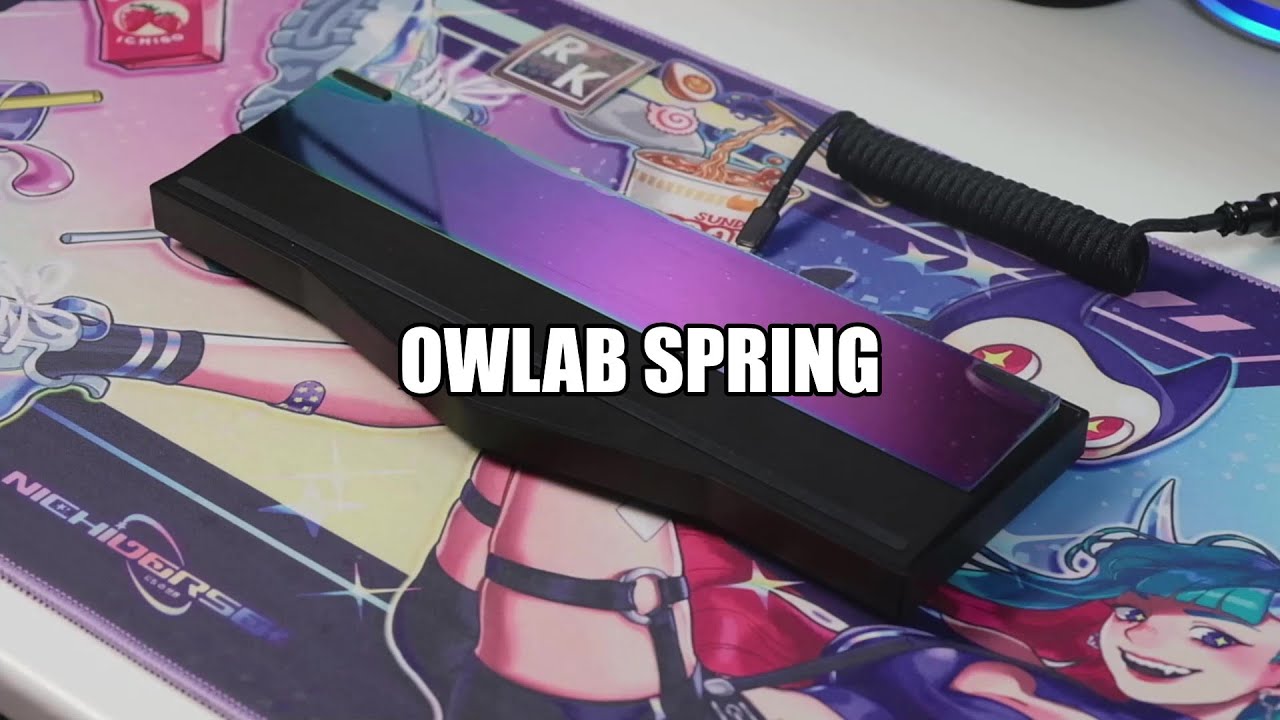 Chroma Owlab Spring With Black Cherry Pies and GMK Future Funk - Typing ...