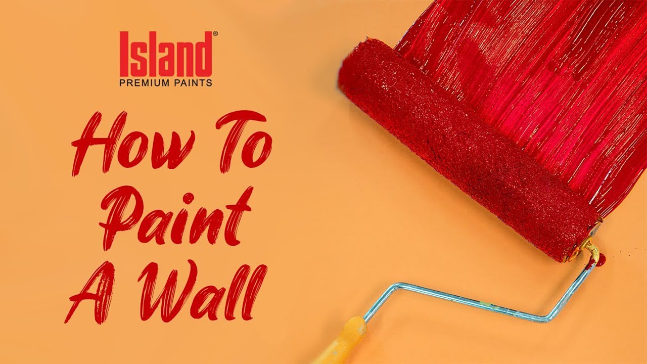 How to Paint a Wall DIY - YouTube