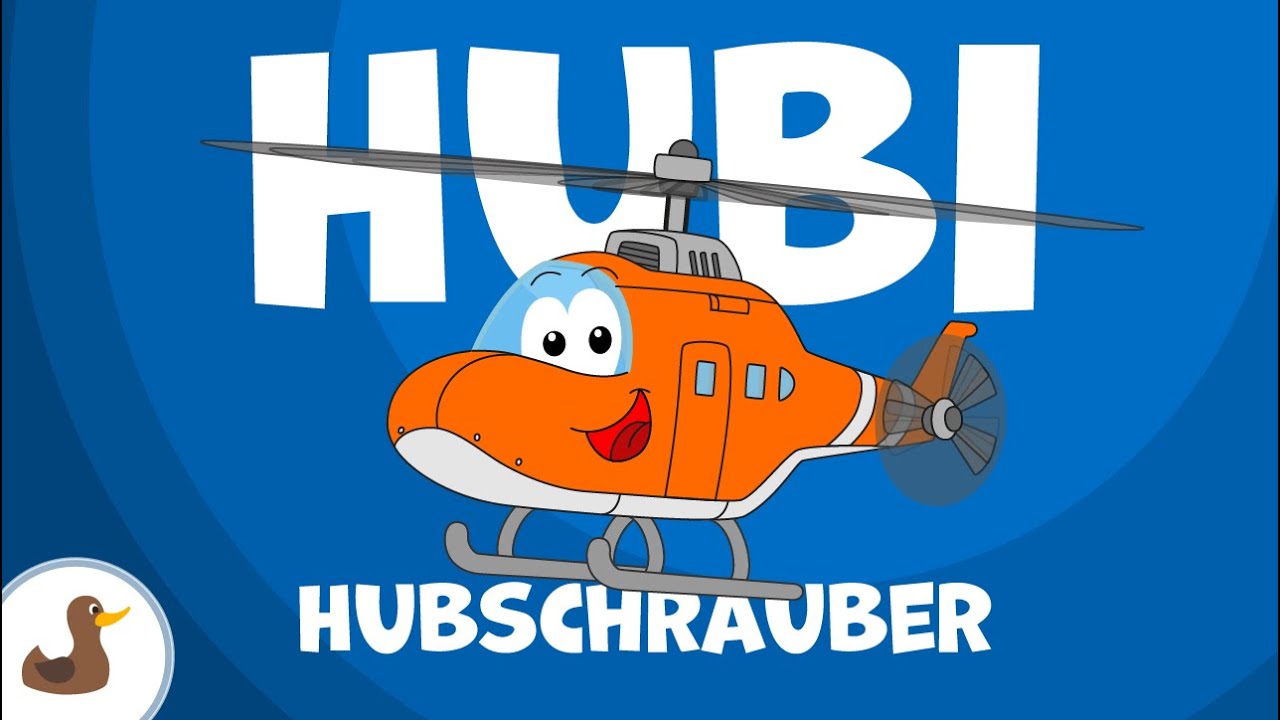 Hubi, der Hubschrauber - Fahrzeuglieder | Bagger Mats & seine Freunde | EMMALU | Sing ...
