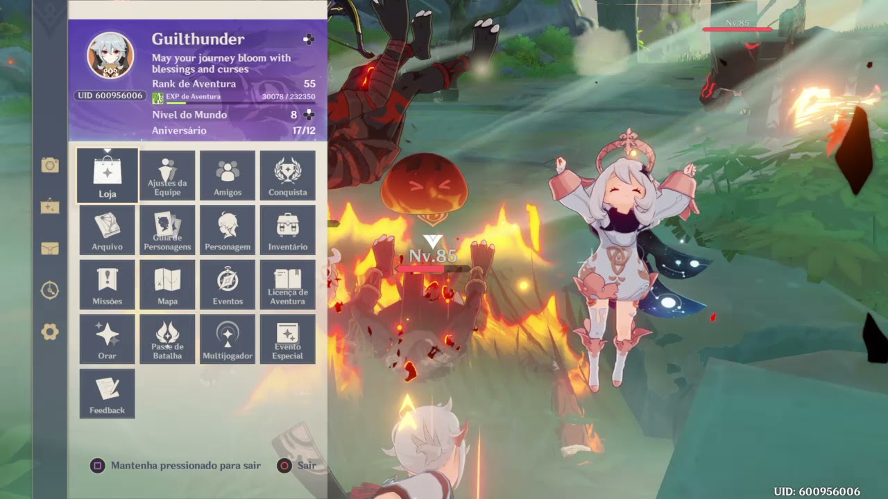 Genshin Impact slime pyro se divertindo - YouTube