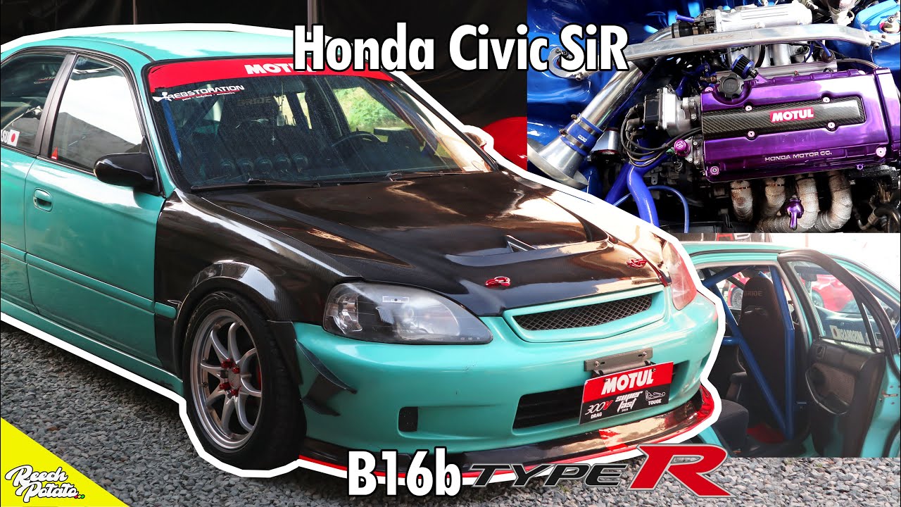 1999 Honda Civic SiR // B16b Type R Engine // Montage // POV HERO - YouTube