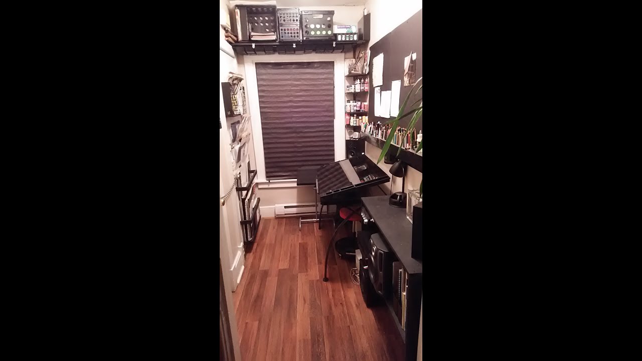 My old Apartment Art Studio / Closet Workshop Long Tour - YouTube
