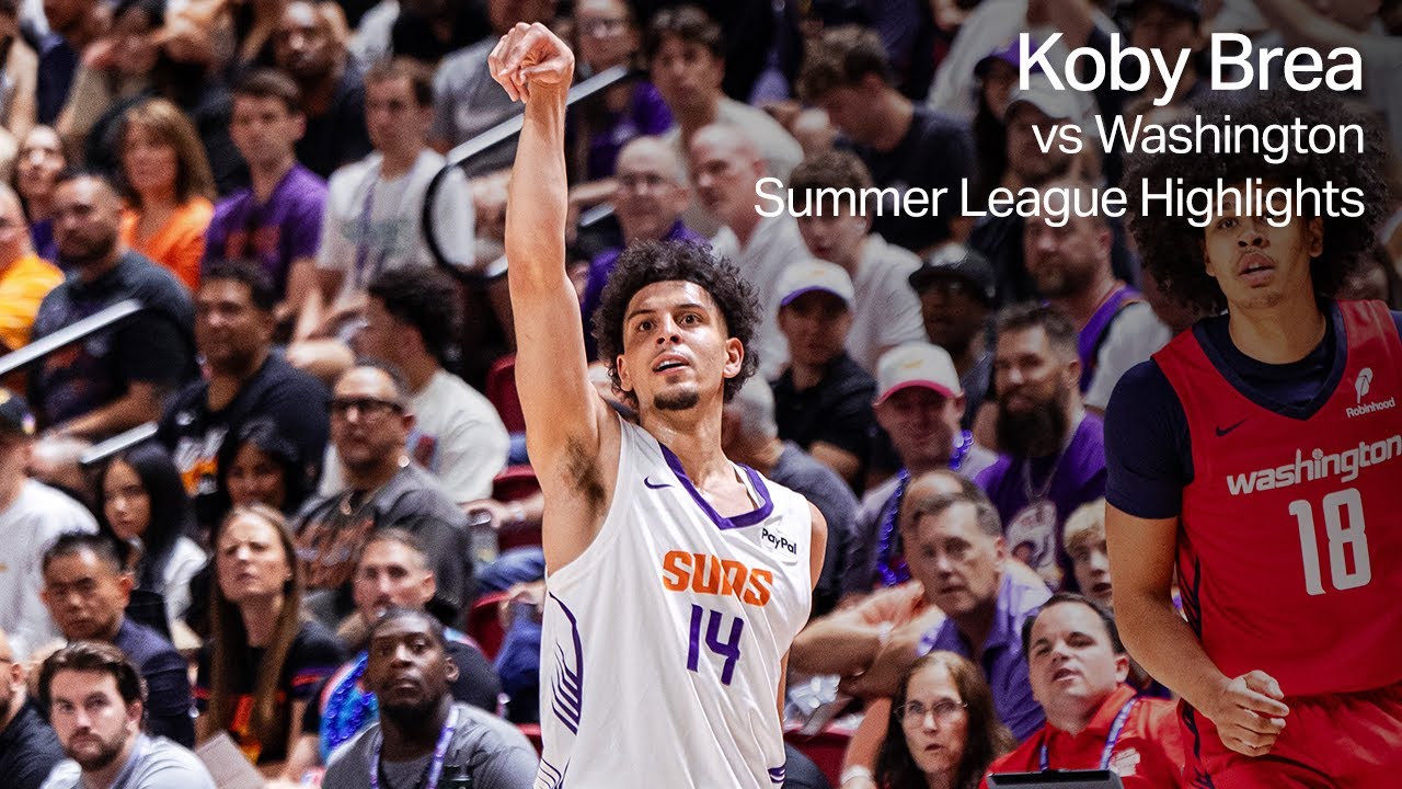 SHARP SHOOTER! Koby Brea scores 19 PTS vs Washington Wizards | Phoenix ...