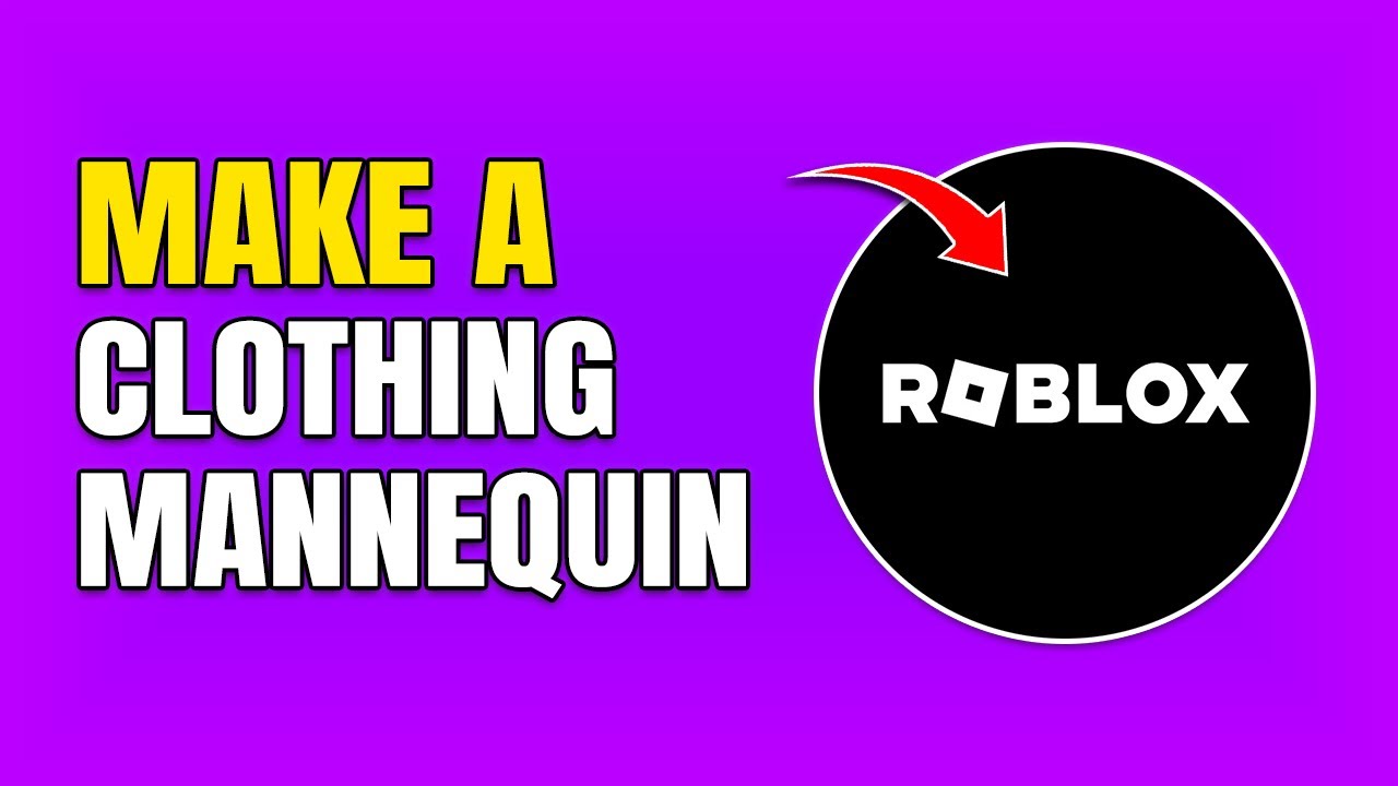 How To Make Clothing Mannequin Stand In Roblox Studio - YouTube