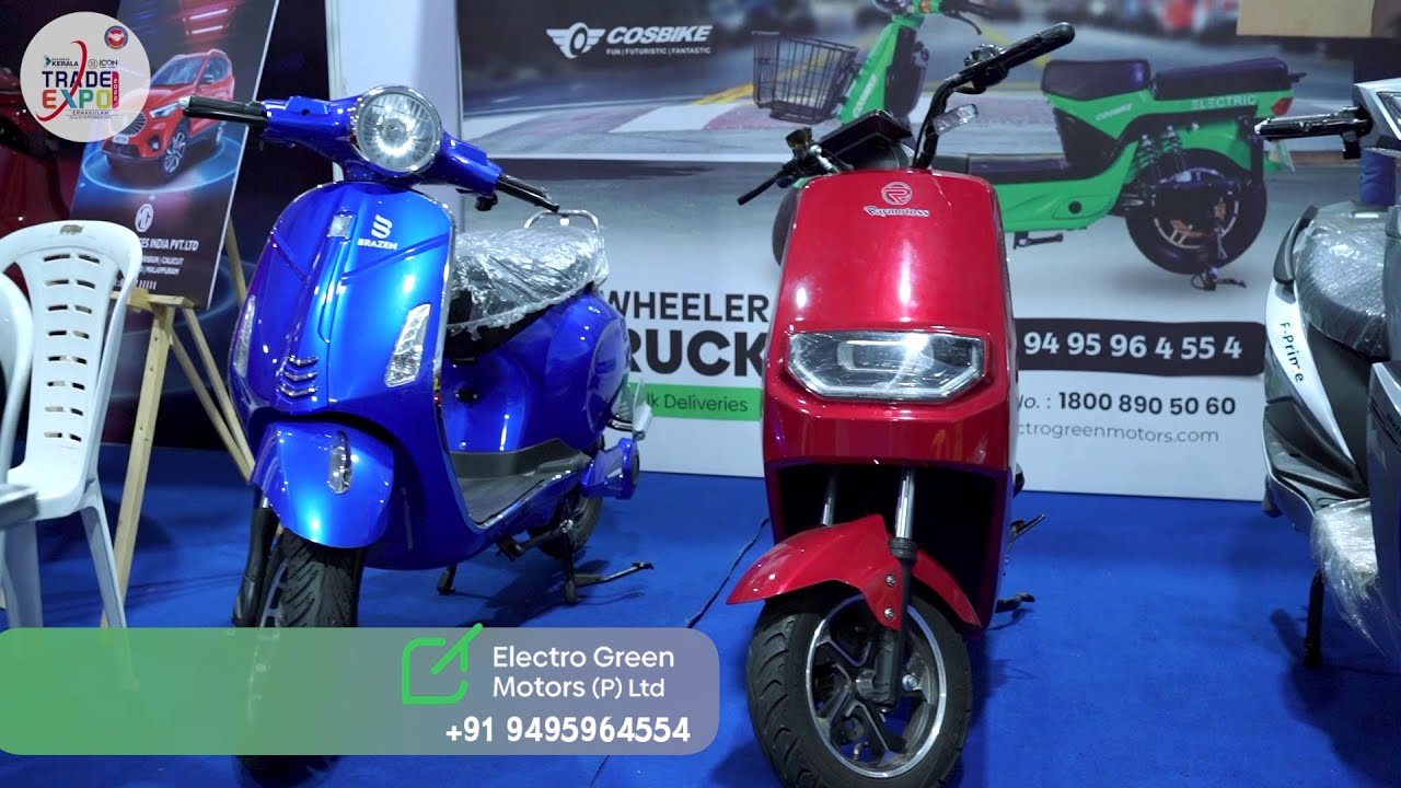 Electro Green Motors Stall @ Business Kerala Trade Expo 2022 - YouTube