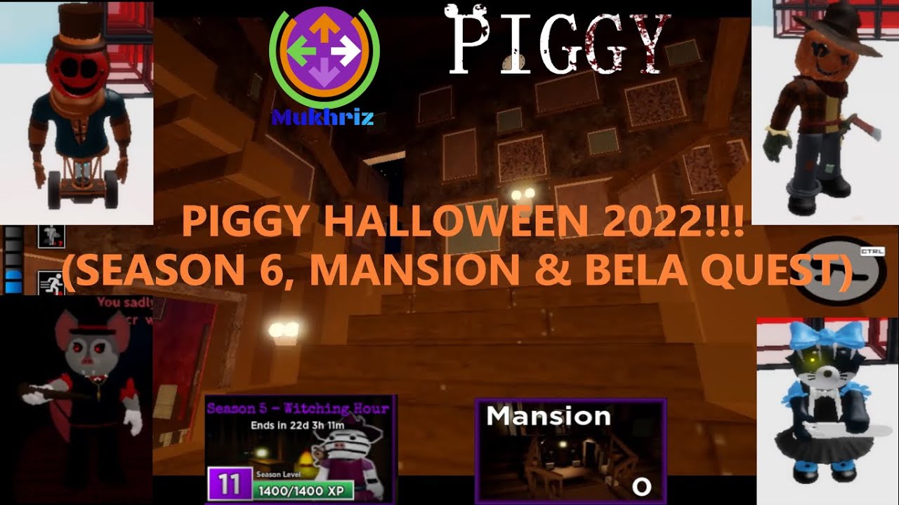 PIGGY HALLOWEEN 2022!!! (SEASON 6, MANSION CHAPTER & BELA SKIN QUEST ...