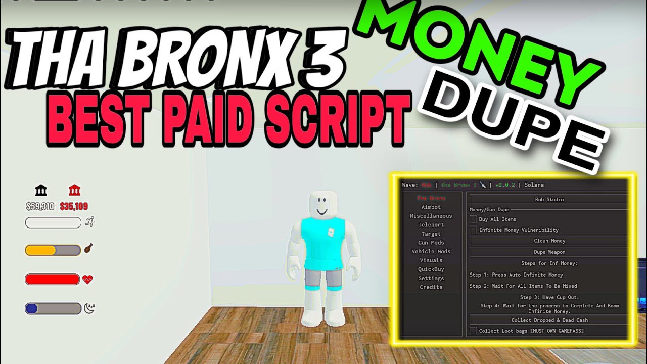 🔥specter Vip Best Tha Bronx 3 Script💸| Infinite Money 💰, Autofarm🚜 ...