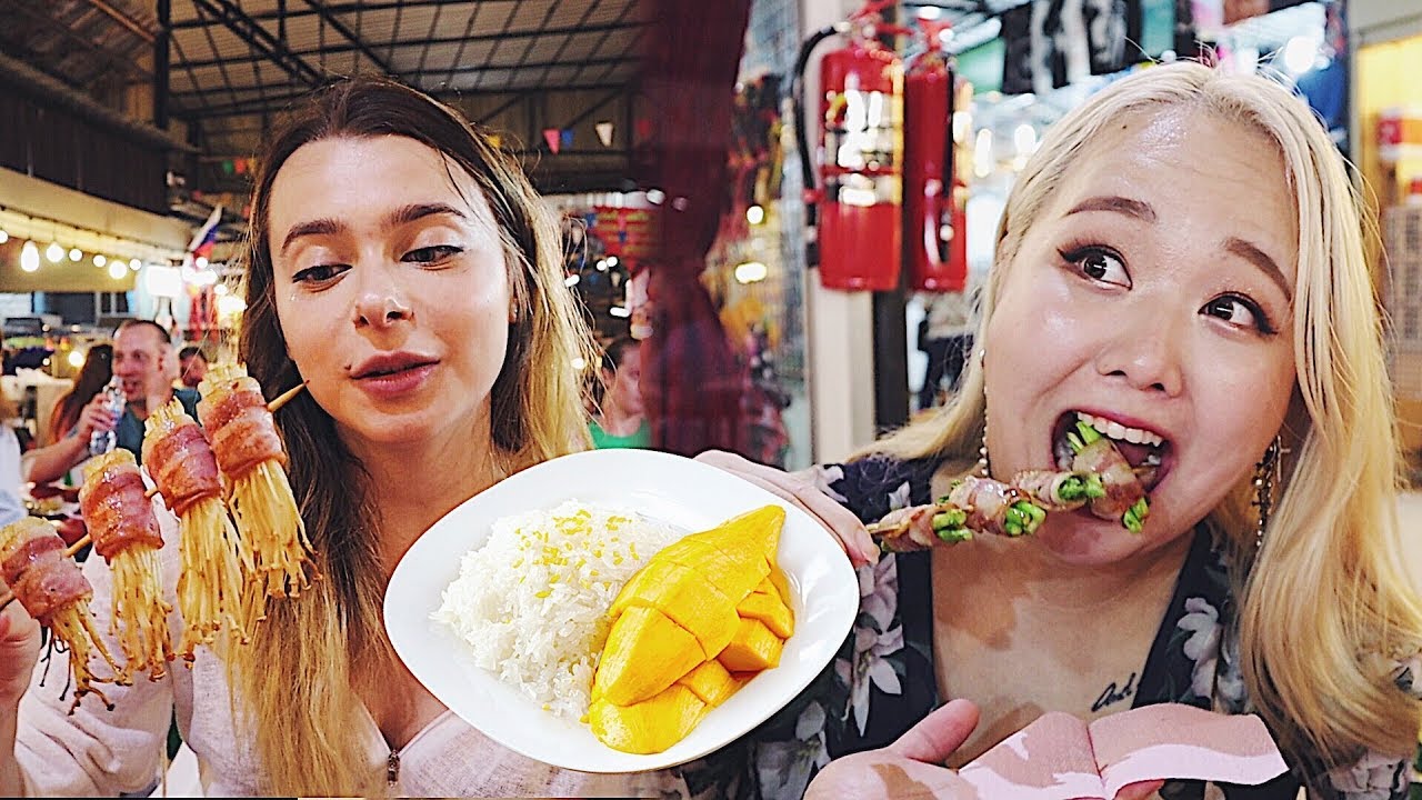 УЛИЧНАЯ ЕДА В ТАИЛАНДЕ Ночной рынок Пхукет Youtube