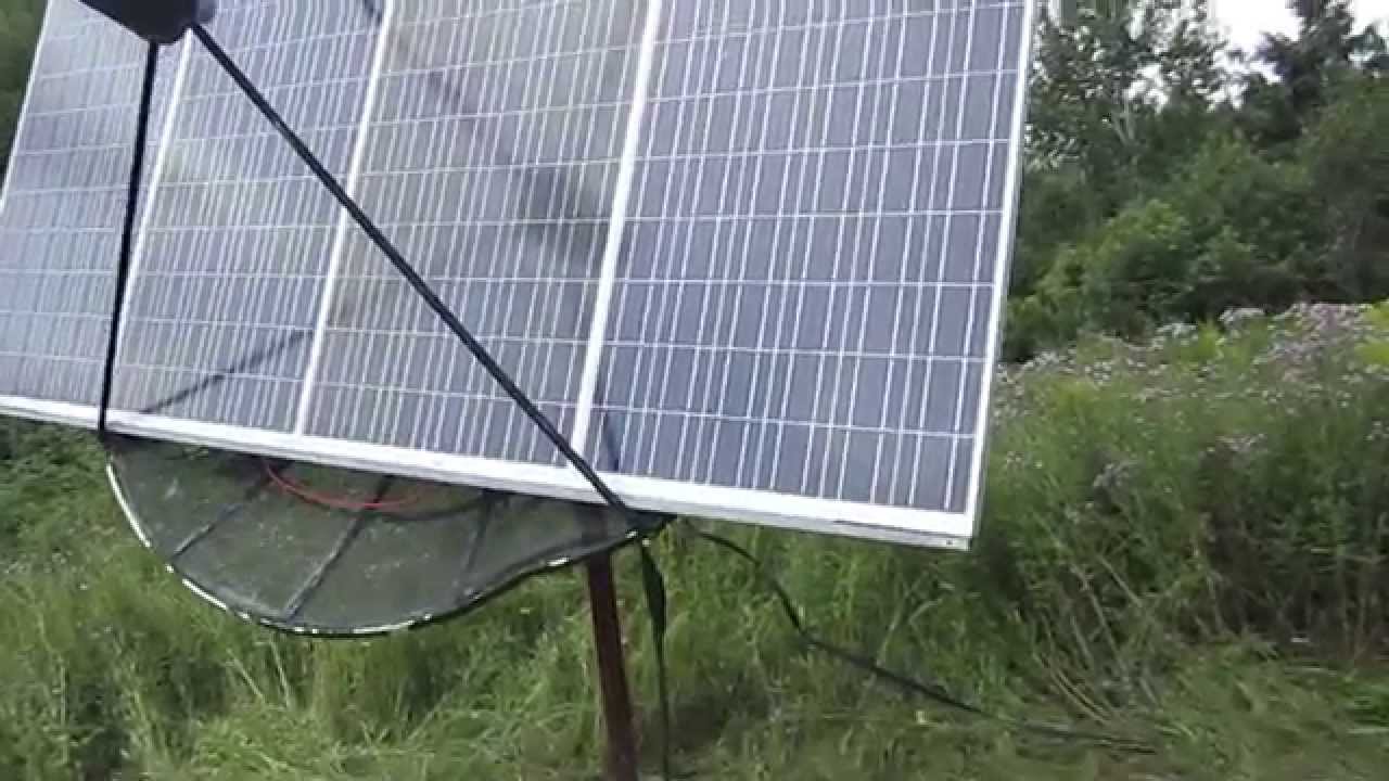 Solar Panel Stand And Satellite Dishes (( Large Type)) - YouTube