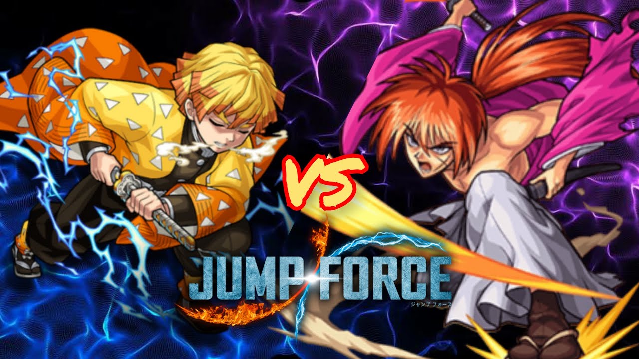 JUMP FORCE: Zenitsu vs Kenshin - YouTube