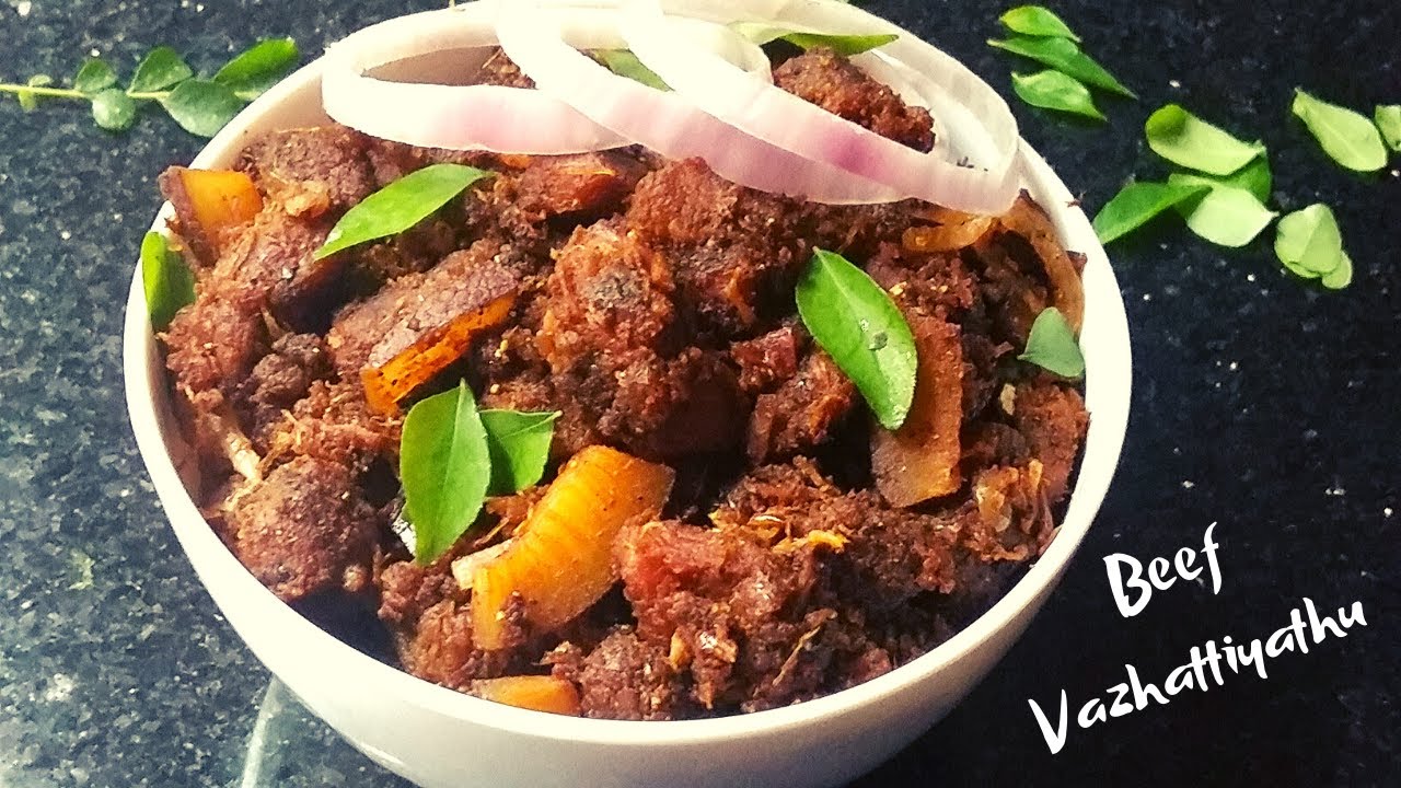 Pothirachi Vazhattiyathu || Beef Roast ||Nadan Pothirachi Ularthiyathu ...