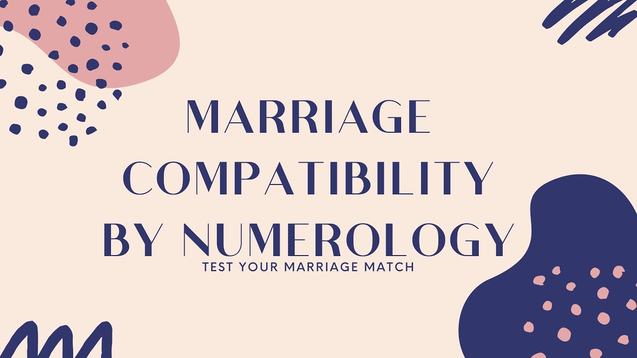 Marriage Compatibility By Numerology Test Your Marriage Match 1 9