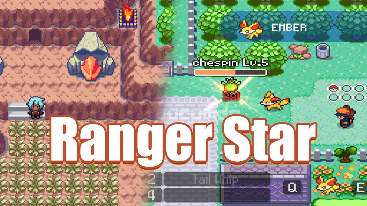 Pokemon Ranger Star - Fan-made Game, real time battle with new region ...