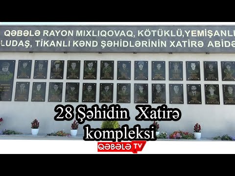 QƏBƏLƏNİN MIXLIQOVAQ KƏNDİNDƏ ŞƏHİDLƏRƏ XATİRƏ KOMPLEKSİ