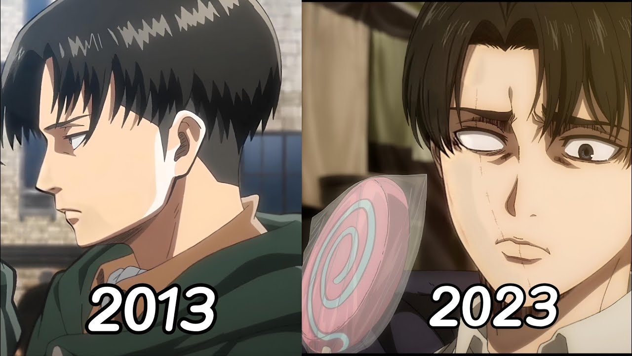 Captain Levi First Scene vs Last Scene | Levi Ackerman first and last ...