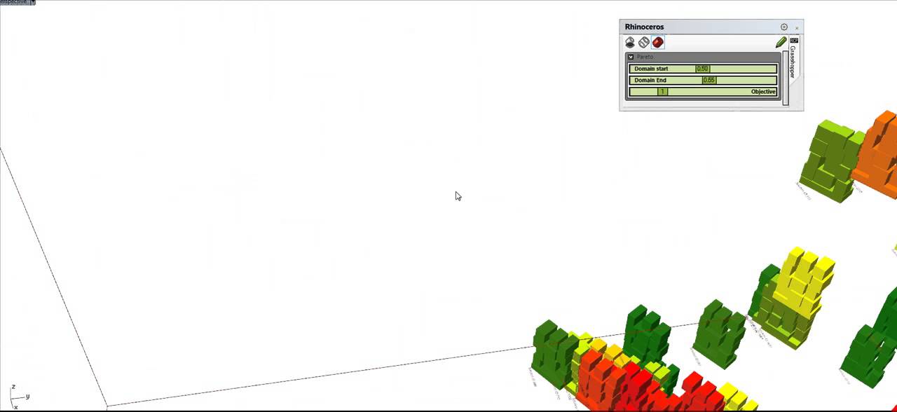 Grasshopper Octopus - Viewing MOO solutions - Pareto subset search ...