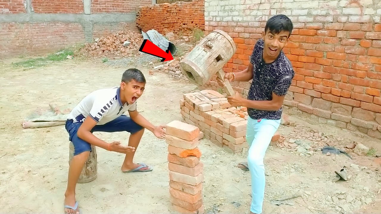 क्या यह Biggest Hammer इन Brick को Brack कर सकता है? 🔨 | Large Hammer Brick A Brack 🤔 - YouTube