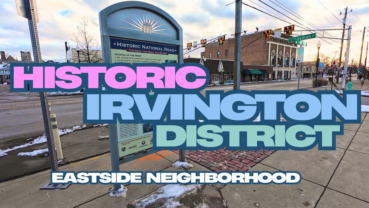 Exploring Irvington Historic NeighborHOOD in Indianapolis - YouTube