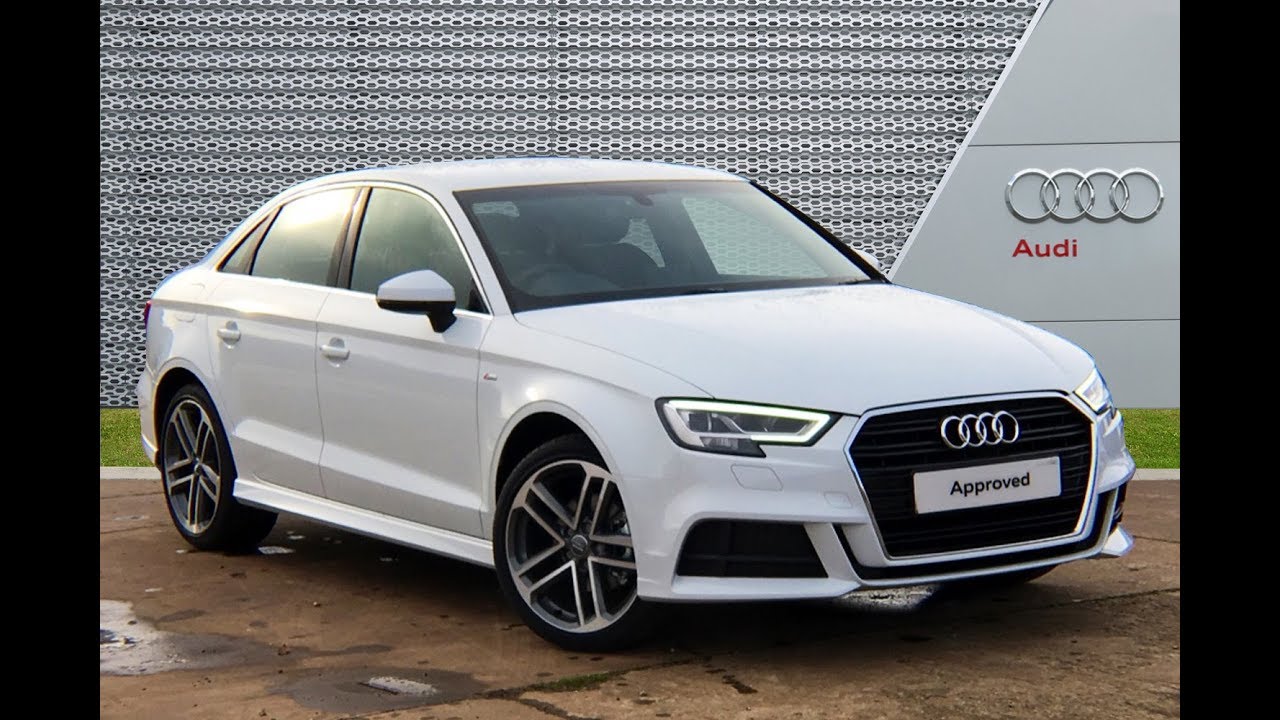 RE66LLC AUDI A3 TDI S LINE WHITE 2016, Slough Audi - YouTube