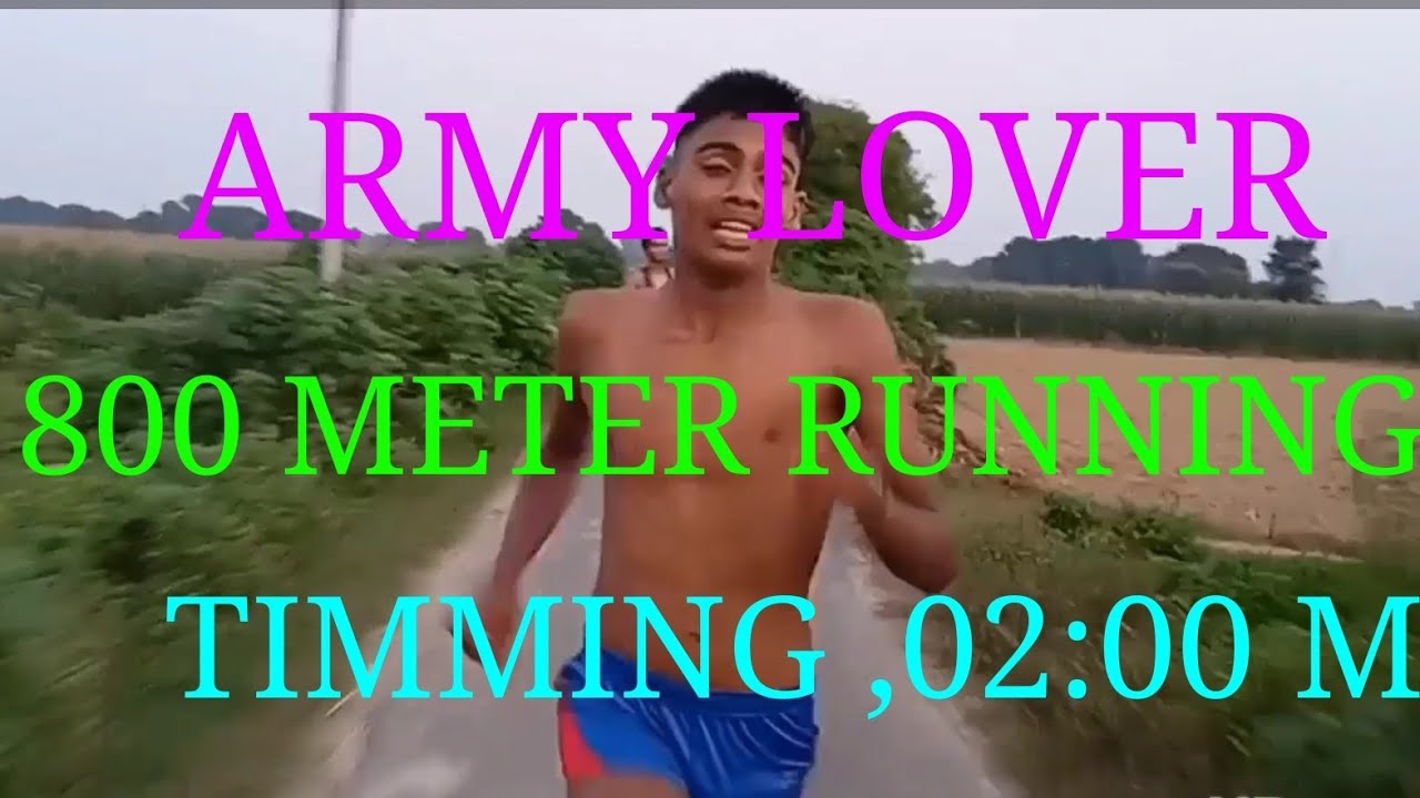 800 meter army running vedeo || Army hard work running || 800 meter ...