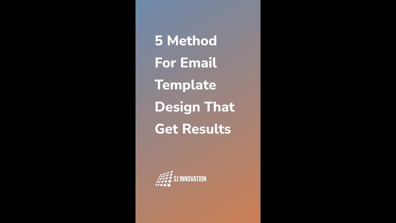 5 Methods For Email Template Design That Get Results #shorts - YouTube
