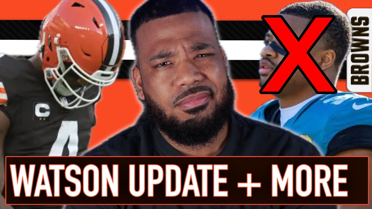 NFL & BROWNS RESPOND TO NEW WATSON CASE & MORE BROWNS NEWS - YouTube