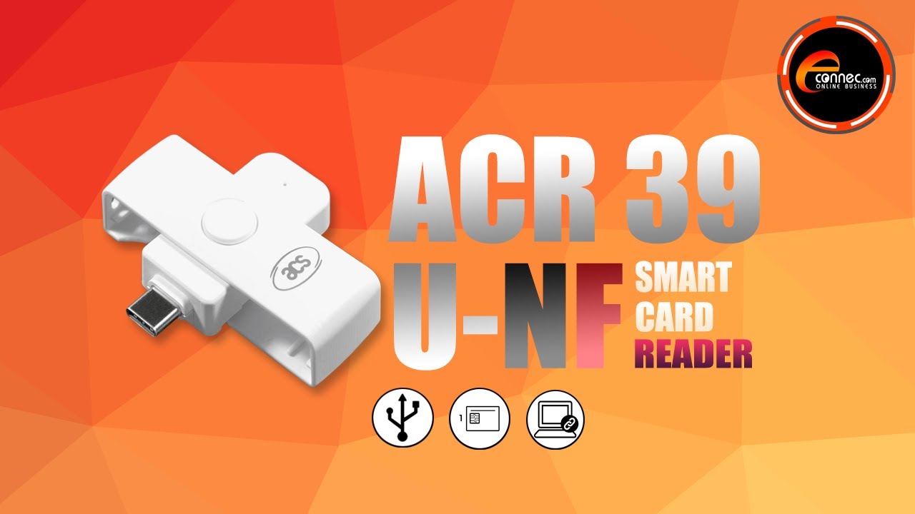 ACR39U NF เครื่องอ่านบัตรประชาชนต่อตรงลงมือถือ(Smart Card Reader) - YouTube